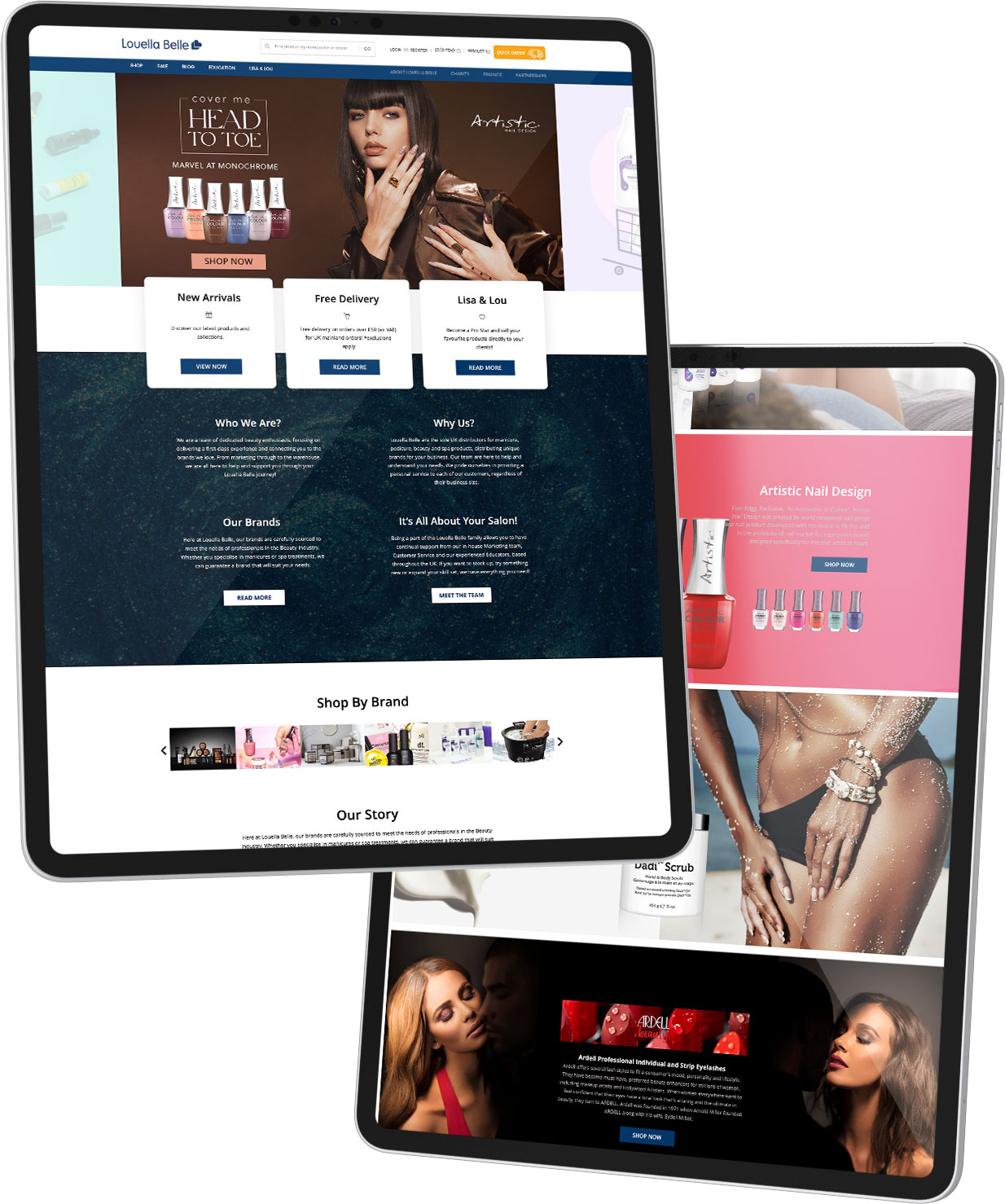 Ecommerce Advertising For Beauty | Louella Belle
